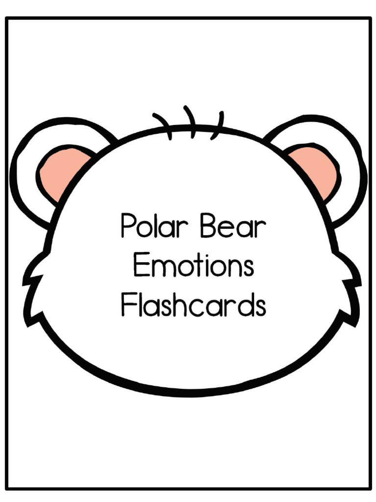 Polar Bear Emotion Flashcards A | PDF