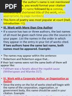 Citing Plays in MLA Format | PDF | Citation | Writing