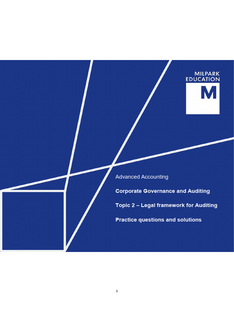 CGAU01-OS Legal Framework For Auditing Combined Questions and Solutions ...