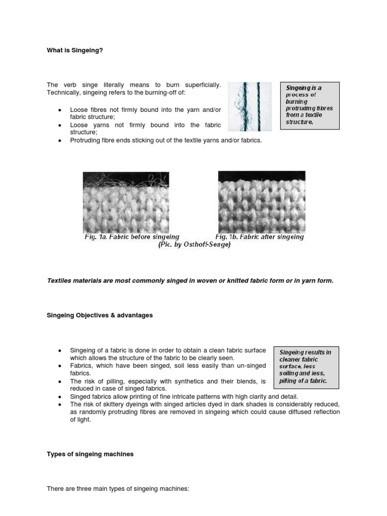 A Comprehensive Guide to Singeing Textiles - Explaining the Process ...