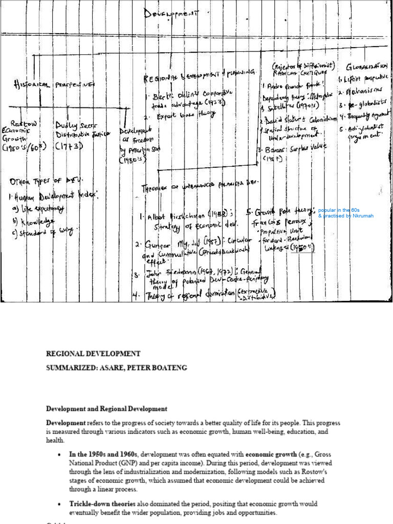 Regional Dev Full Summary2 | PDF | Structural Adjustment | Globalization