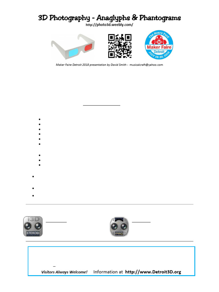 3d Photography Instructions2018 | PDF