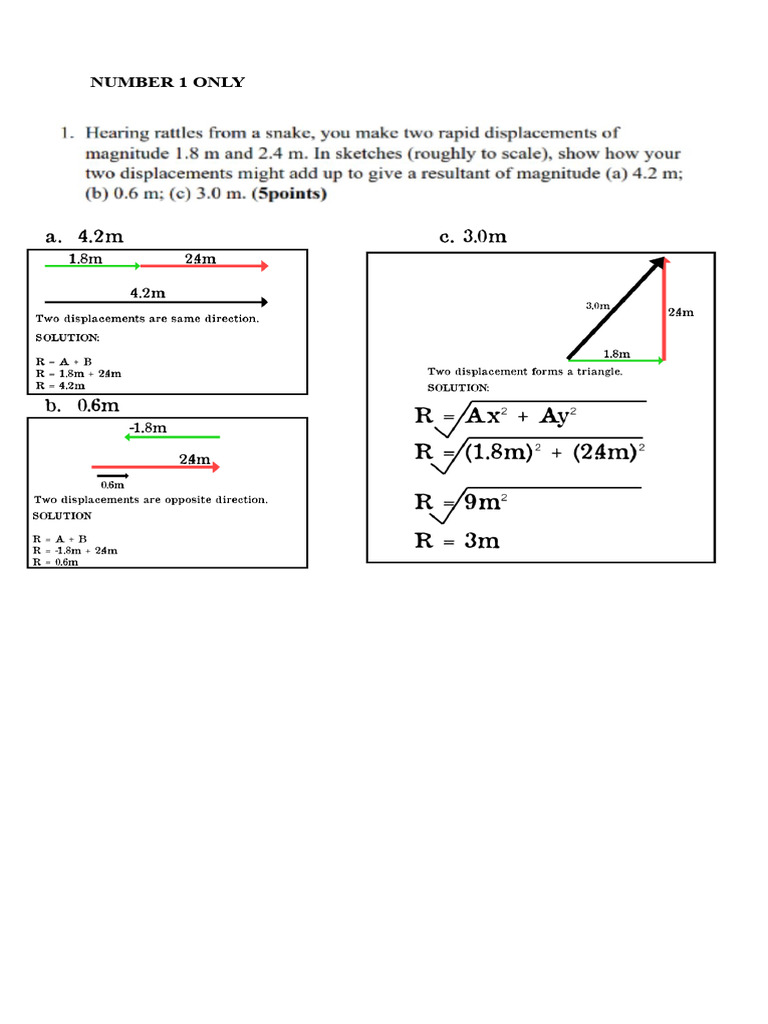 Activity 1 GEN PHYSICS Answerkey | PDF