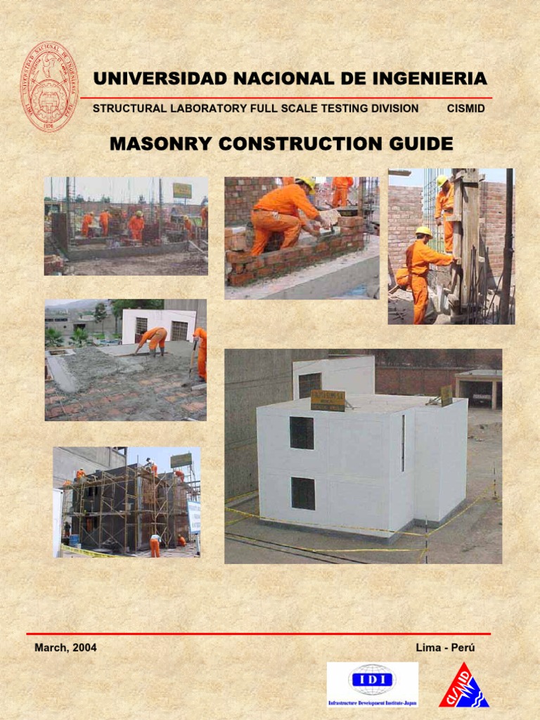 Construction of Masonry English | PDF
