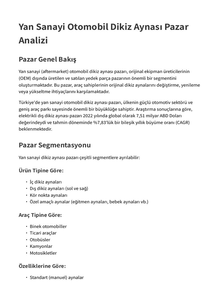 pazar_analizi | PDF