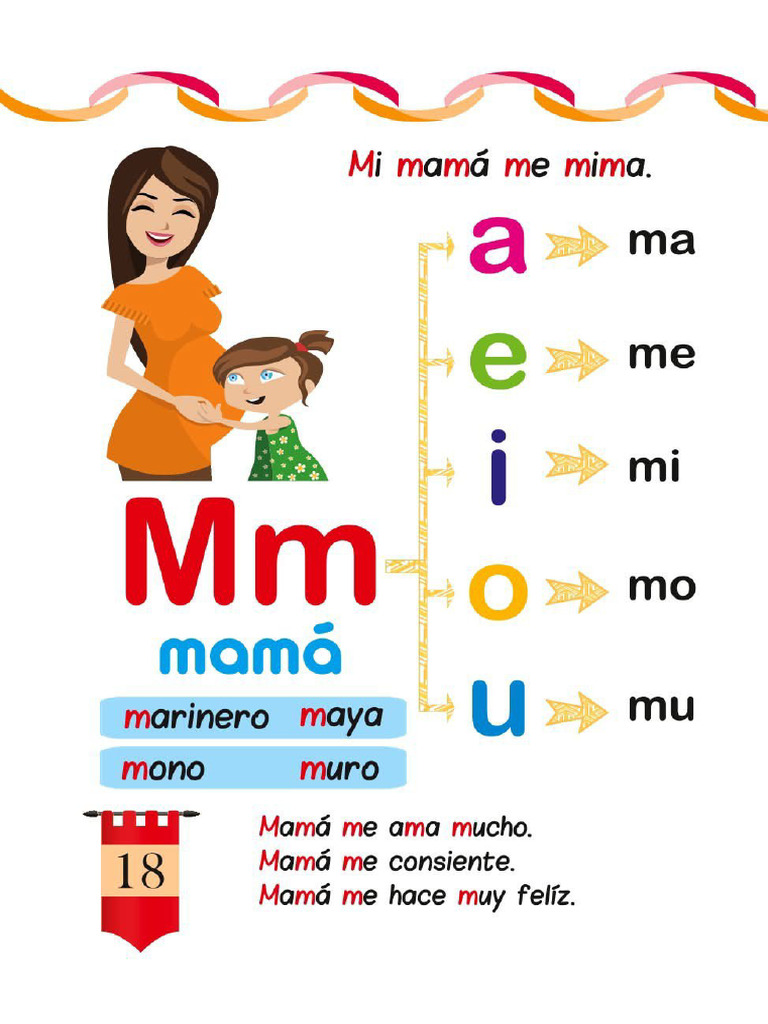 Silabas y Oraciones para Aprender A Leer - Prf. Mir Yegros . | PDF