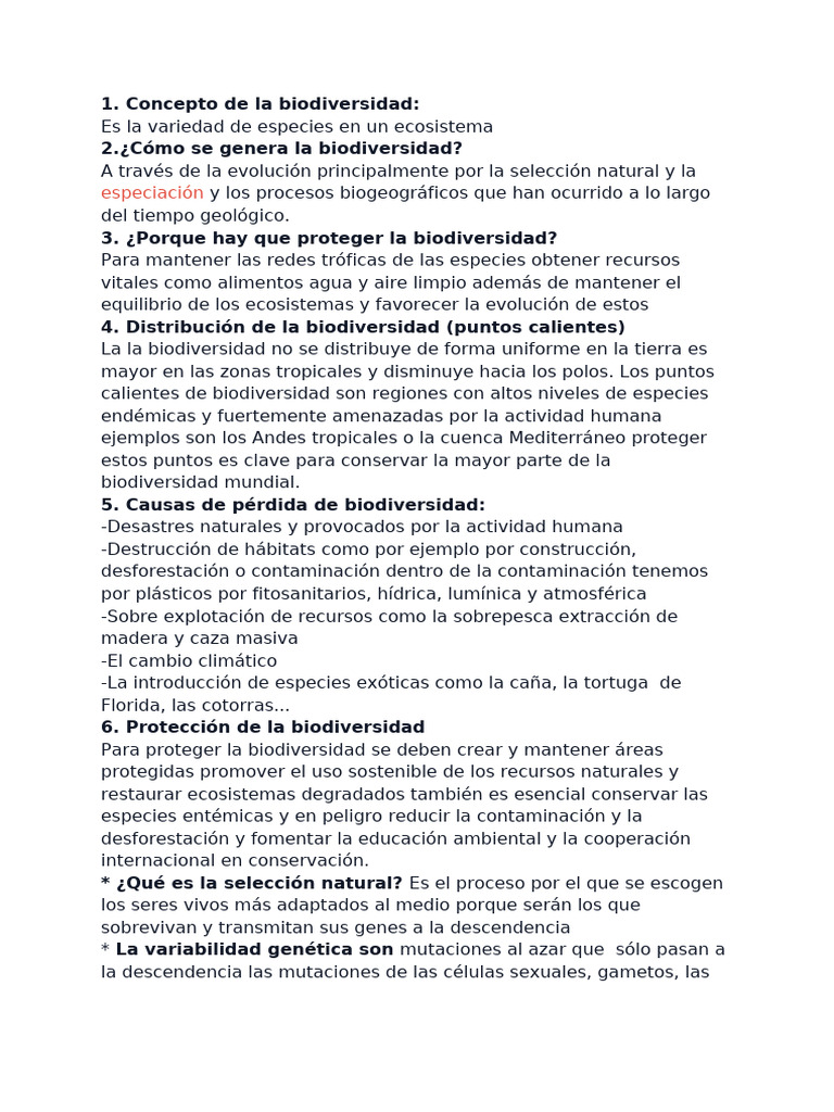 Bio Divers i Dad | PDF | Biodiversidad | Evolución