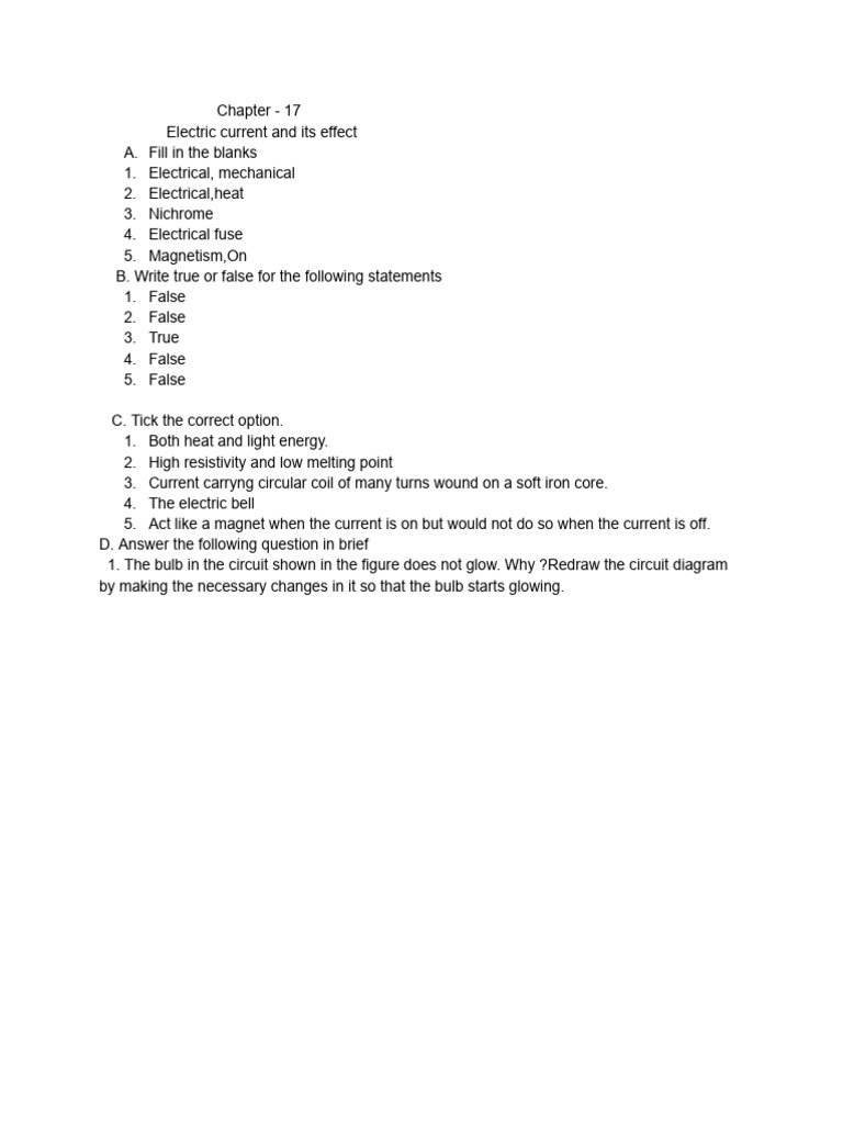 Chapter 17 Science Class VII | PDF