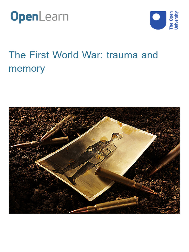The First World War Trauma and Memory Printable | PDF | Creative ...