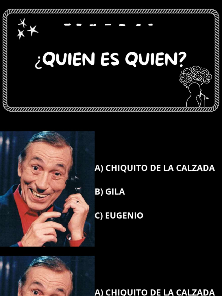 ¿Quien Es Quien | PDF