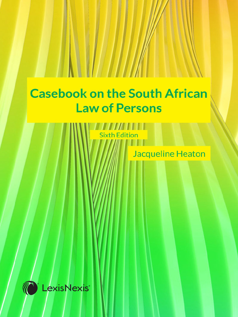 The South African Law of Persons (J. Heaton) (Z-Library) | PDF ...