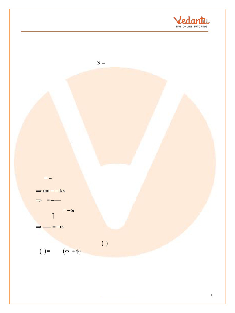 Oscillations Class 11 Physics Notes - Free PDF | PDF | Waves | Oscillation