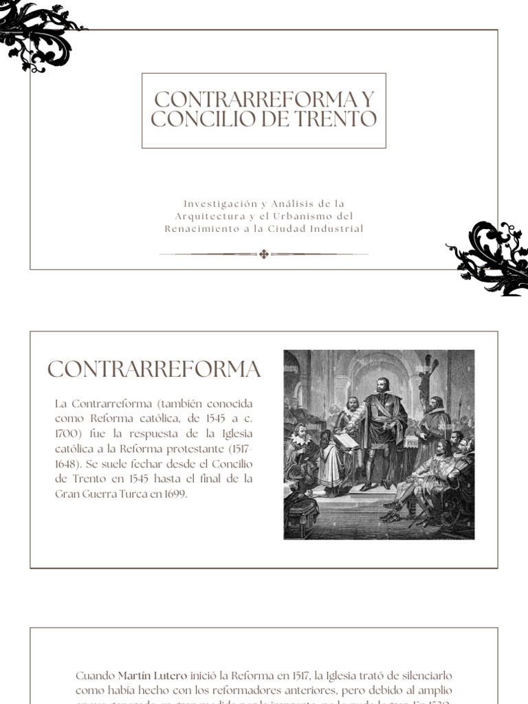 Contrarreforma y Concilio de Trento | PDF | Contrarreforma | Iglesia ...