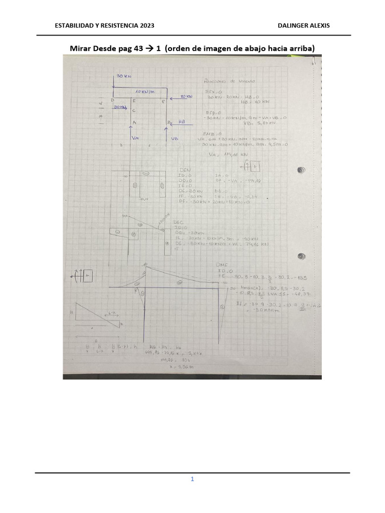 Ejercicios Estabilidad-Dalinger Alexis | PDF