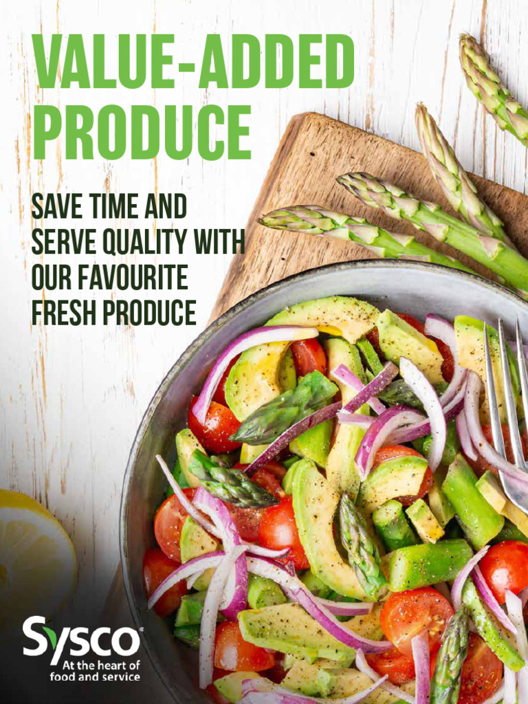 Value-Added Produce Catalogue (Low Res) | PDF | Food Safety | Vegetables