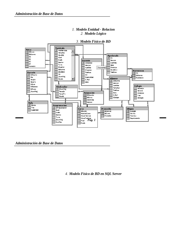 Proyecto Matricula Final | PDF | Servidor SQL de Microsoft | Modelo de ...