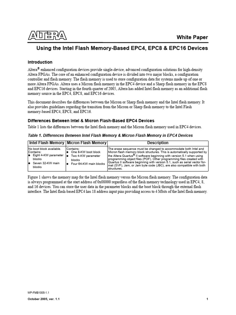 Wp Epc Flash | PDF | Flash Memory | Computer Memory