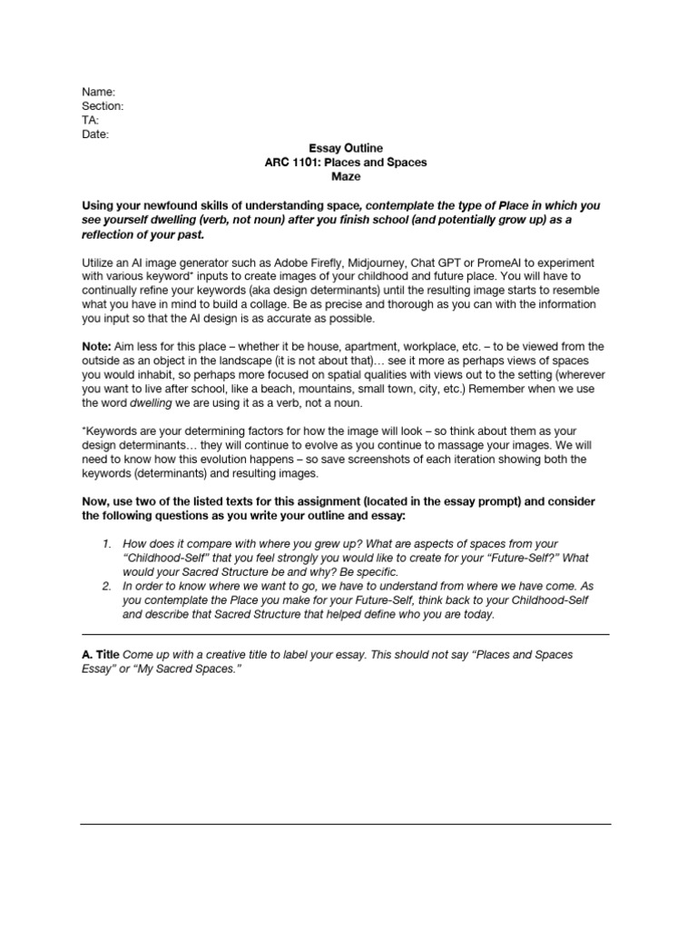 2025 Fall Essay Outline - Updated | PDF | Essays | Cognitive Science