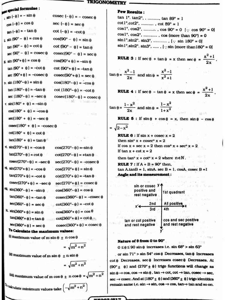 Trigonometry 2 | PDF