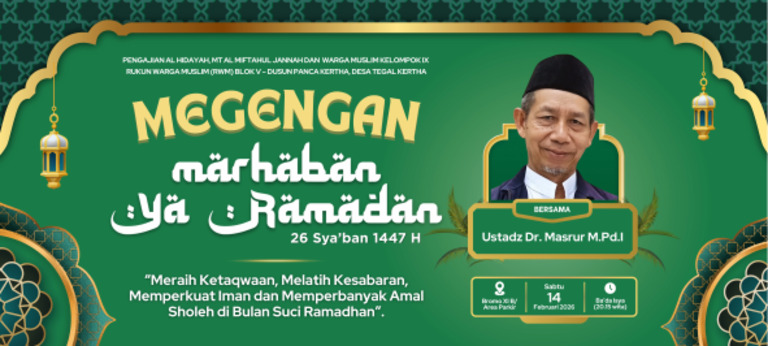 Banner Megengan 2026 - 2.25 X 5 Meter | PDF