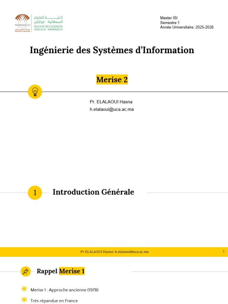 Chapitre 3 - Merise 2 (Partie 1) | PDF | Informatique