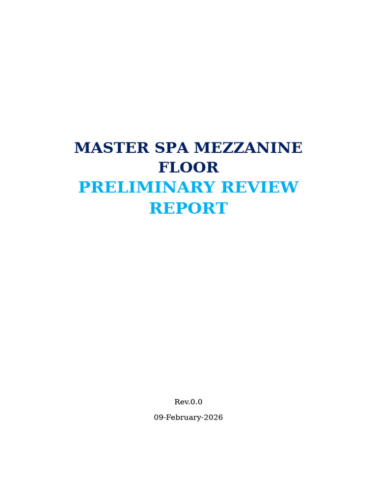 Preliminary Review Report | PDF | Mechanical Engineering