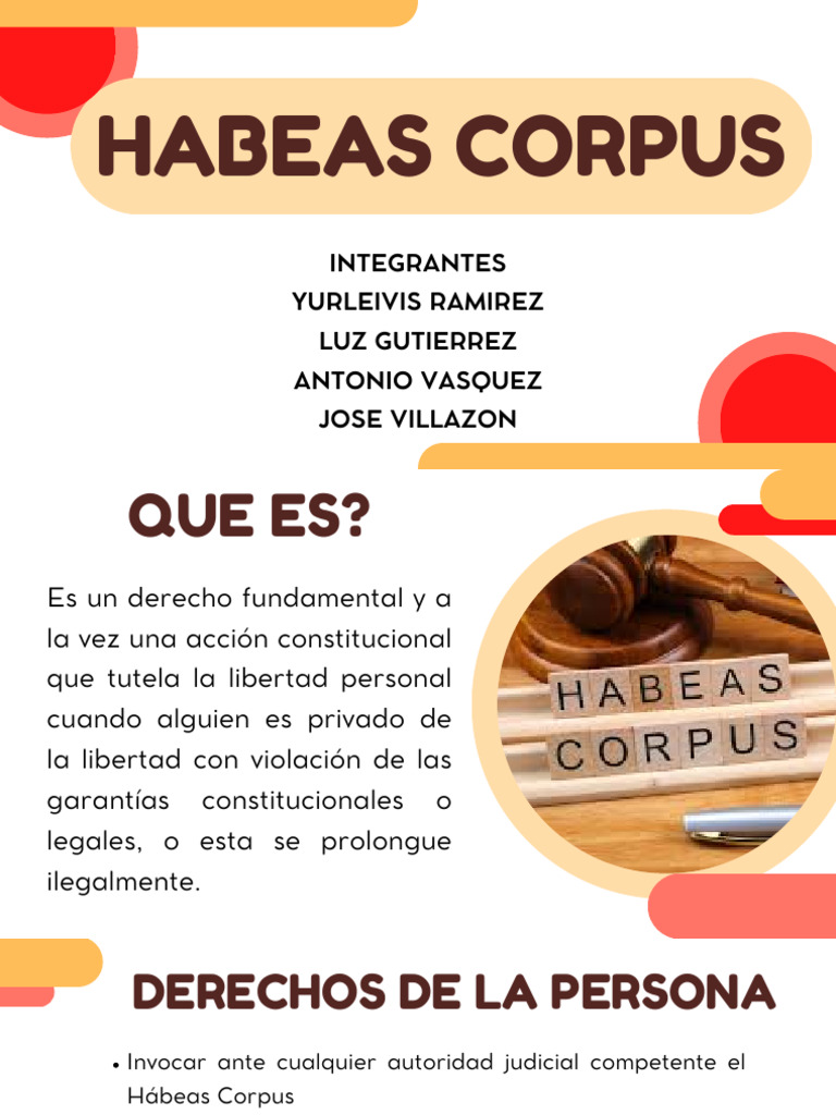 8 - Habeas Corpus | PDF | Habeas corpus | Gobierno