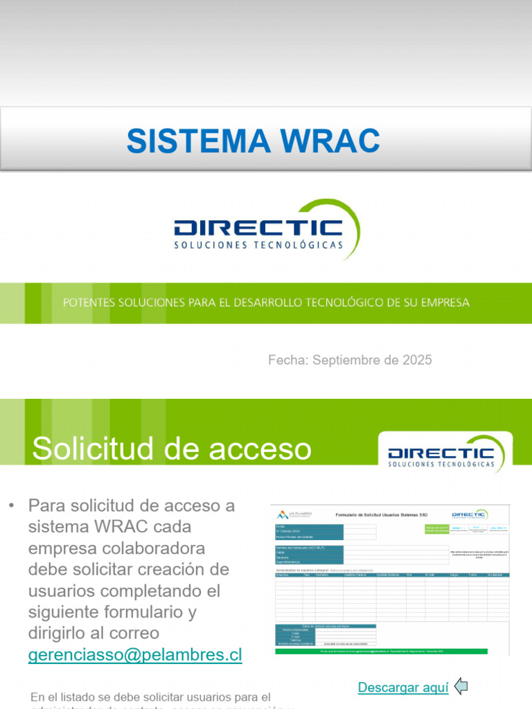 Manual de Usuarios - WRAC MLP Sept 25 | PDF