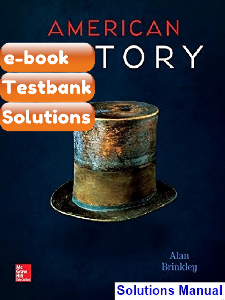 Testbank American History Connecting With the Past 15th Edition Alan ...