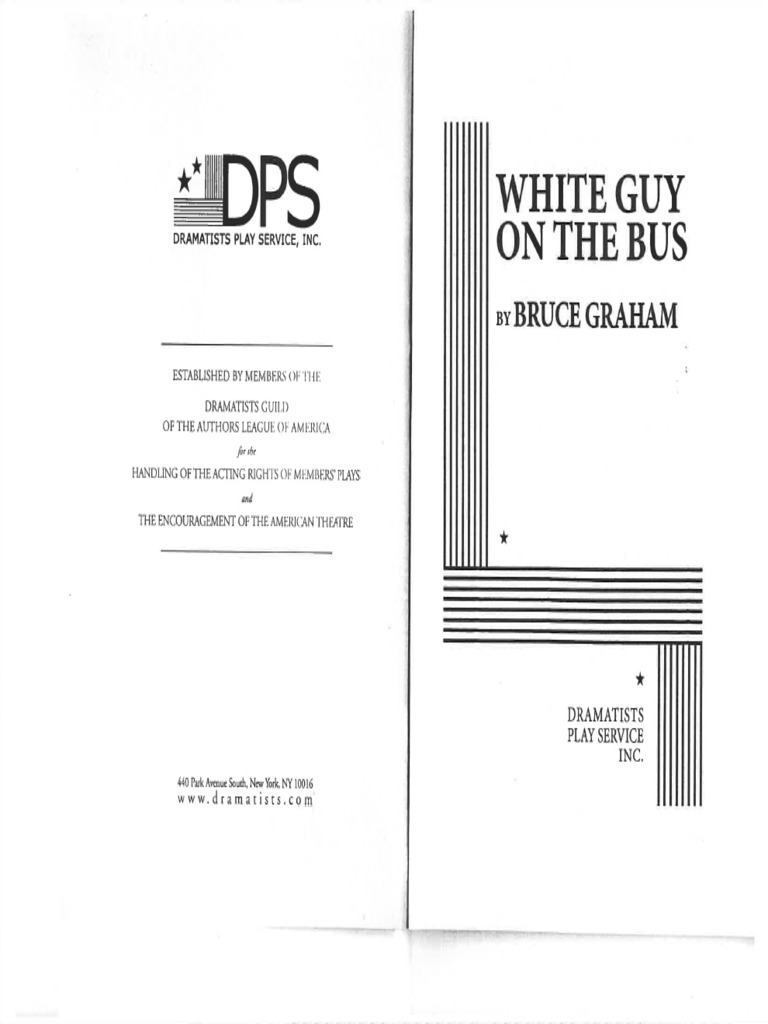 White Guy on the Bus Script | PDF