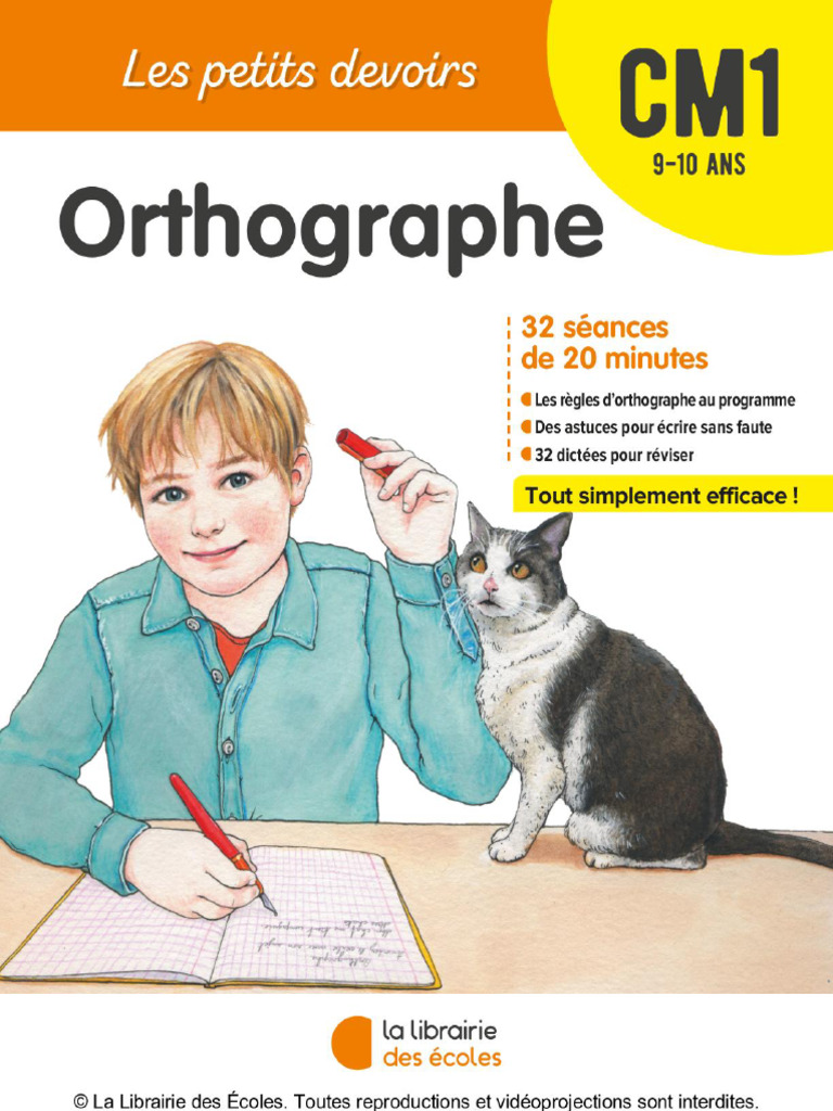 Les Petits Devoirs - Orthographe - CM1 (1) | PDF