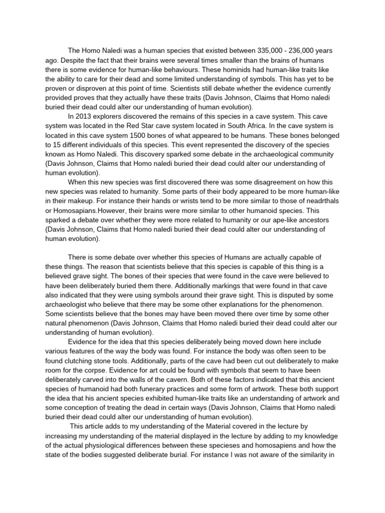Quiz | PDF | Human Evolution | Human