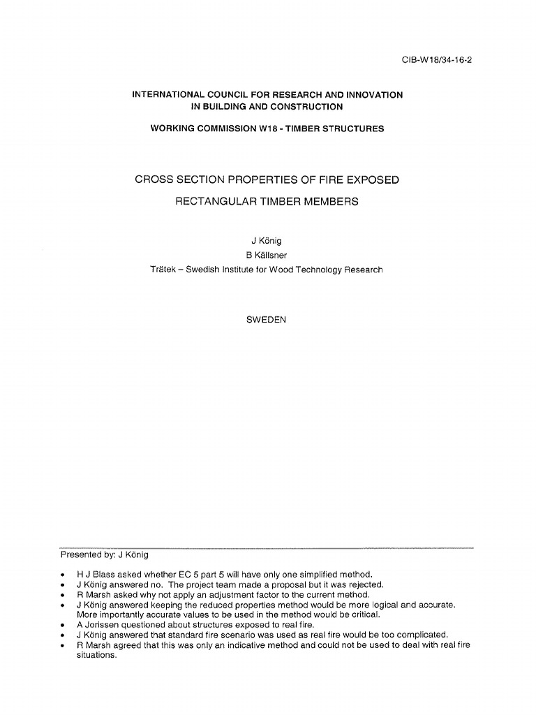CIB-W18!34!16!2!2001 - Cross Section Properties of Fire Exposed Timber ...