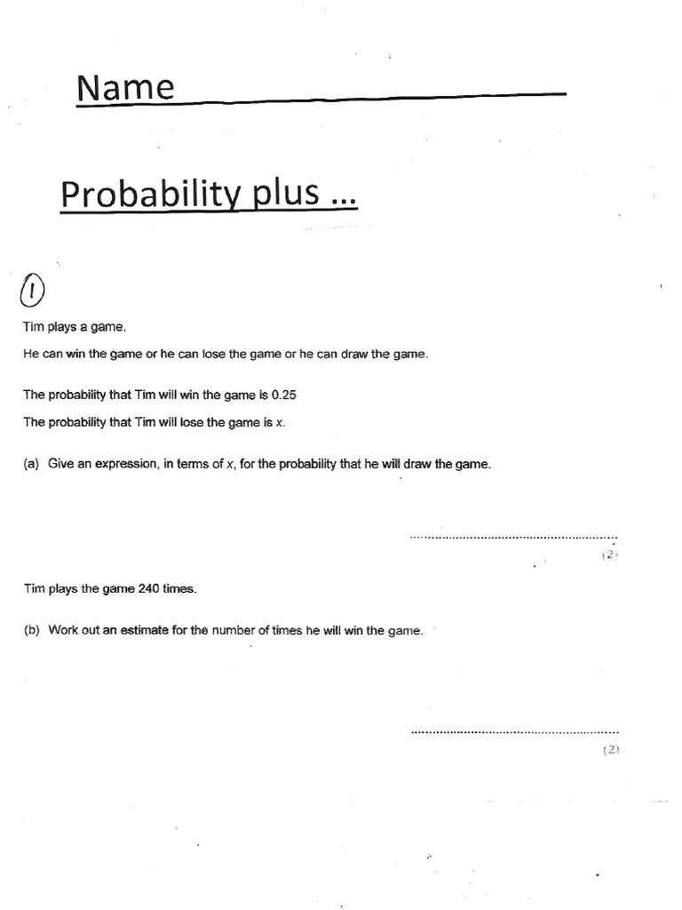 prob plus Q (1) | PDF