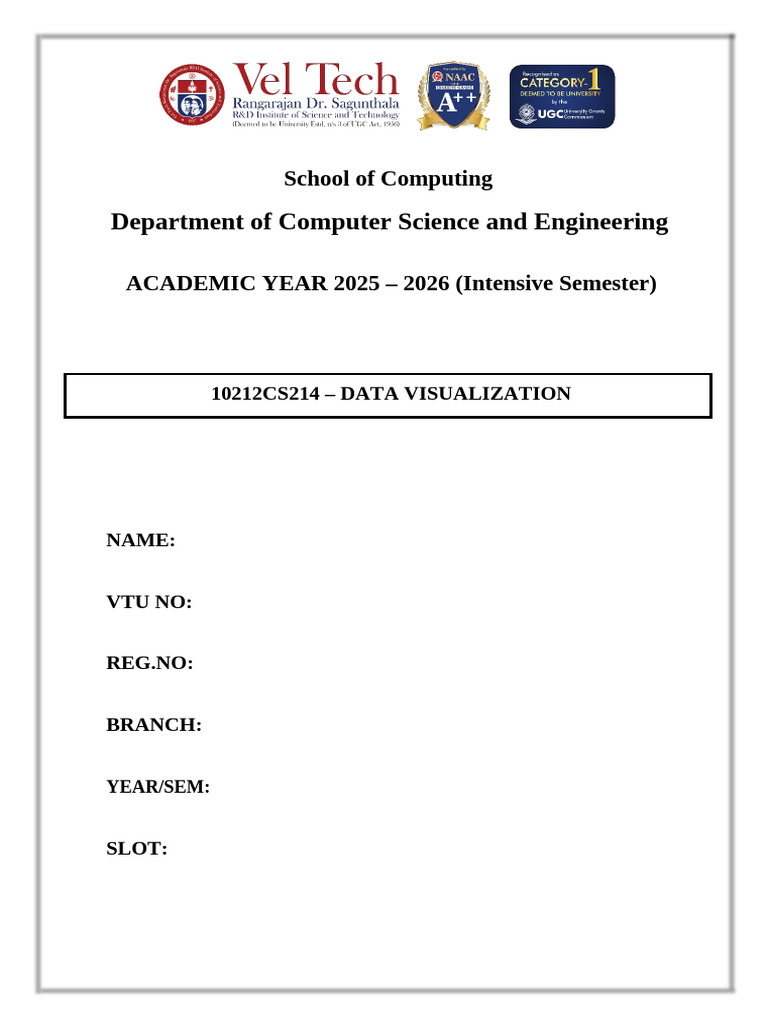 Lab Index - Front Page | PDF