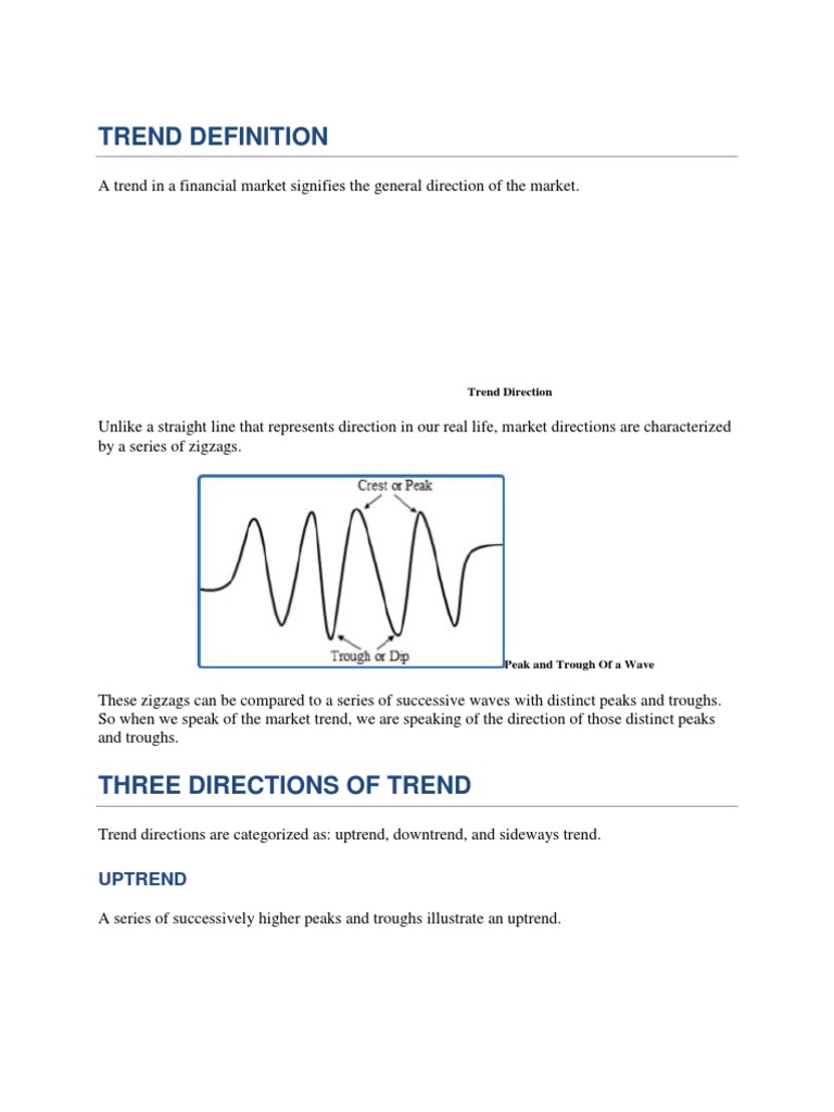 Trend Line | PDF | Financial Markets | Financial Economics