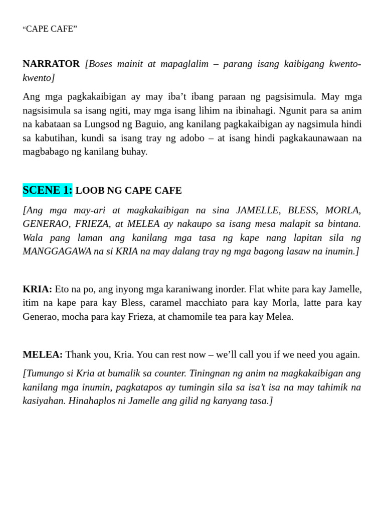RP Script | PDF