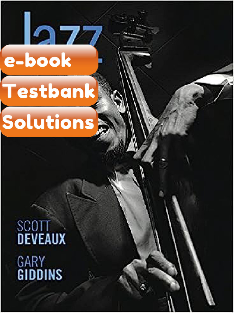Jazz by Scott DeVeaux Testbank & eBook | PDF | Intelligence | Cognition