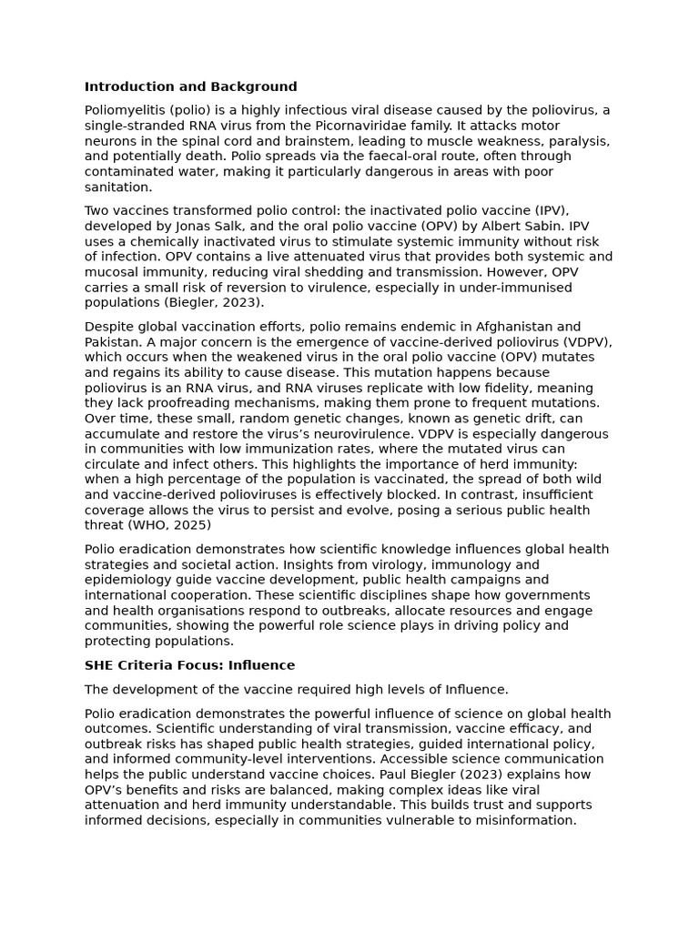 Introduction and Background HK Final | PDF | Vaccines | Pediatrics