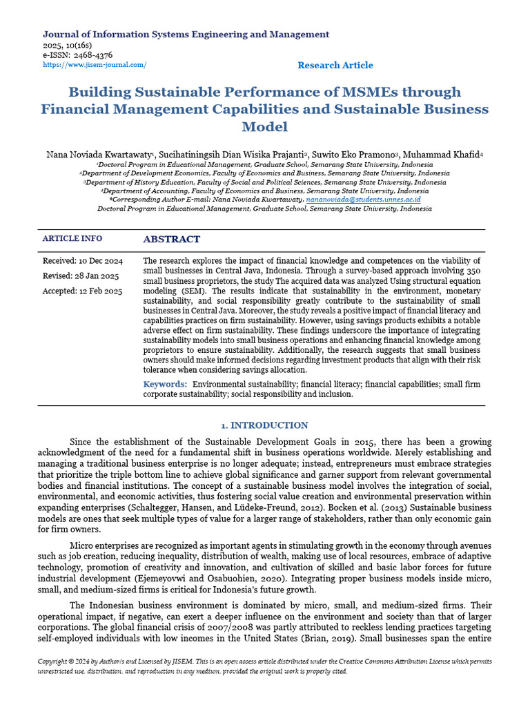 48 2DONE Building+Sustainable+Performance+of+MSMEs+Through+Financial ...
