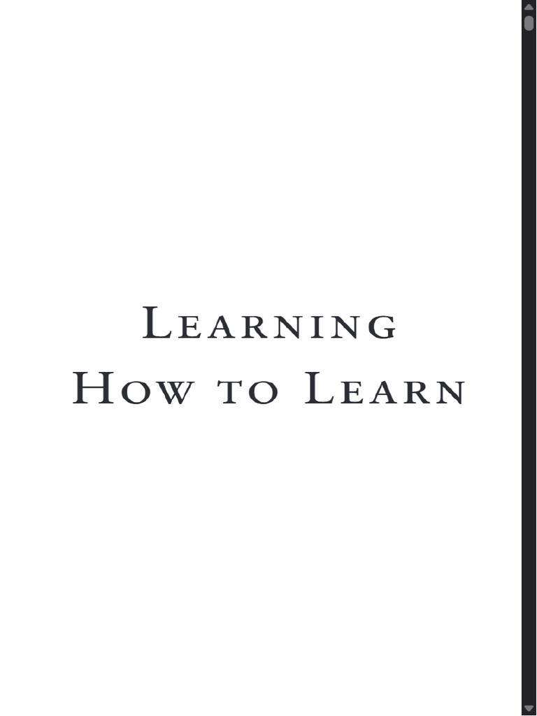 Learning How to Learn by Idries Shah - The Idries Shah Foundation | PDF