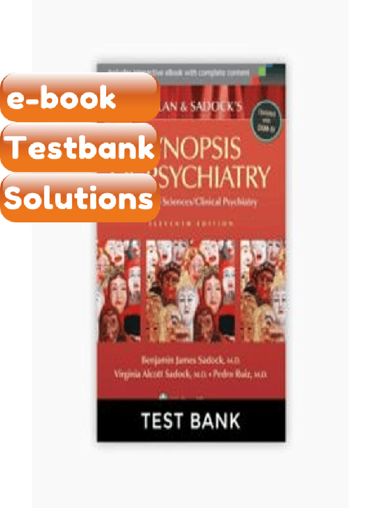 Testbank Kaplan and Sadocks Synopsis of Psychiatry 11th Edition Fast ...