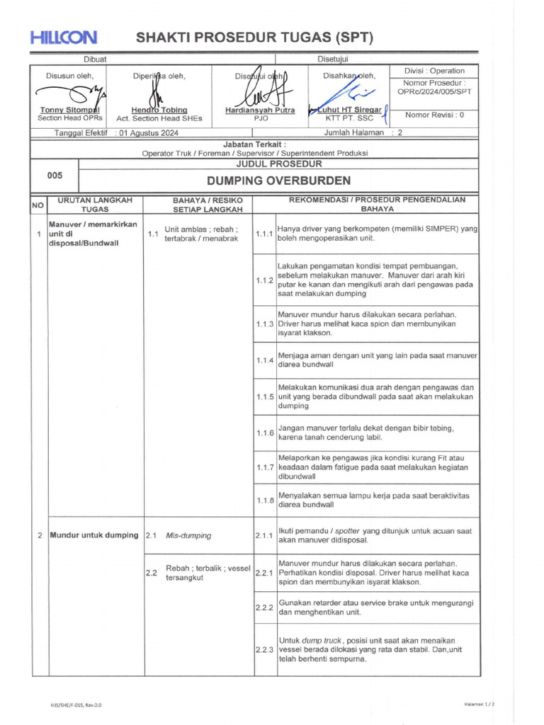 5. Oprc 2024 005 Spt Dumping Overburden | PDF