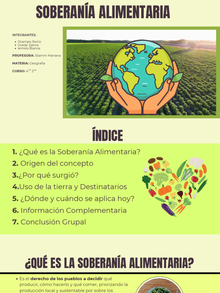Soberania Alimentaria - Ocampo | PDF | Economias | Agricultura