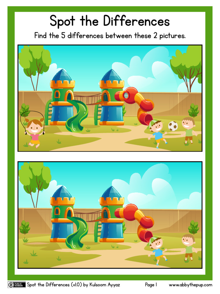 Spot The Differences-1 | PDF