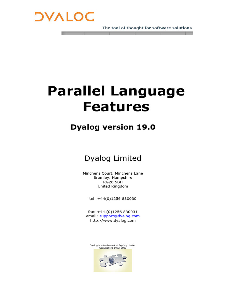 Parallel Language Features | PDF | Apl (Programming Language ...