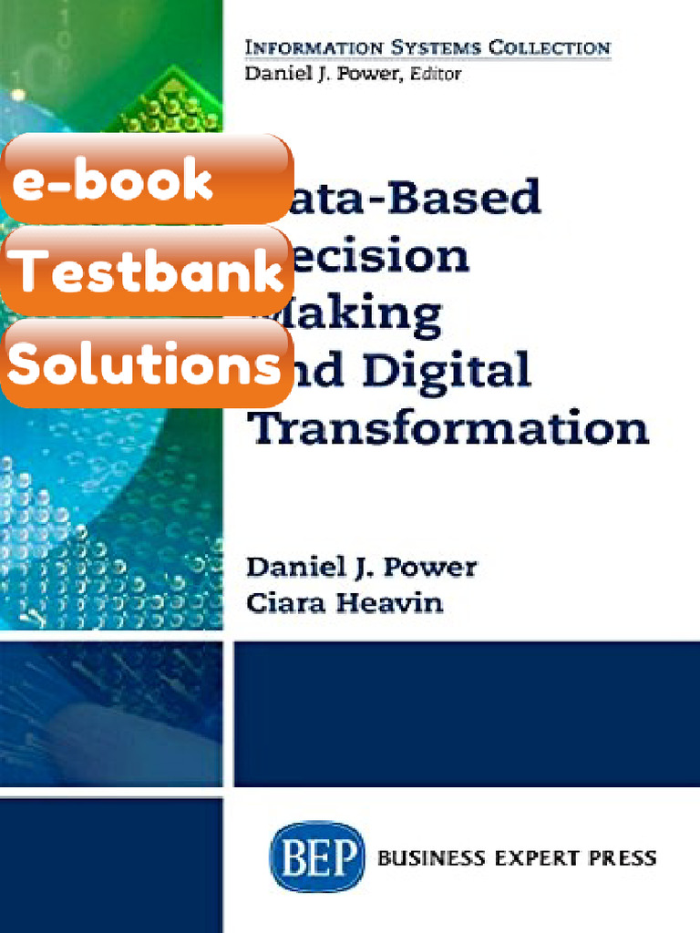 DataBased Decision Making and Digital Transformation by Daniel J Power ...