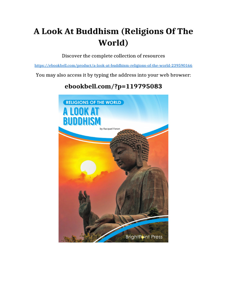 A Look at Buddhism (Religions of the World) pdf available | PDF