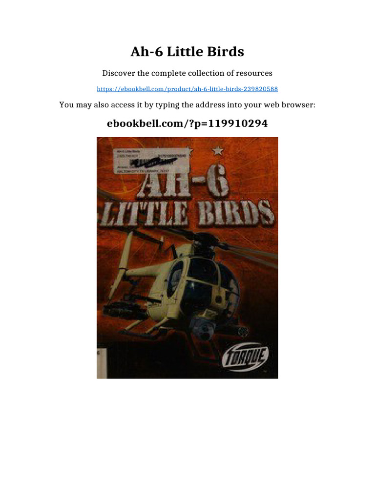 AH-6 Little Birds available all format | PDF | Diabetes | Prediabetes