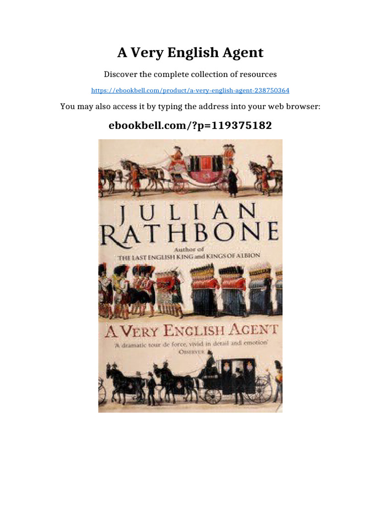 A Very English Agent Newest Edition 2025 | PDF | Minimum Wage | Franchising